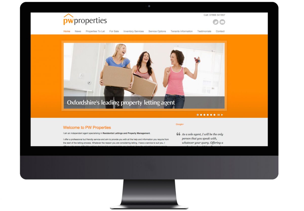 Property Letting Agent - Web Design & Development Warwickshire